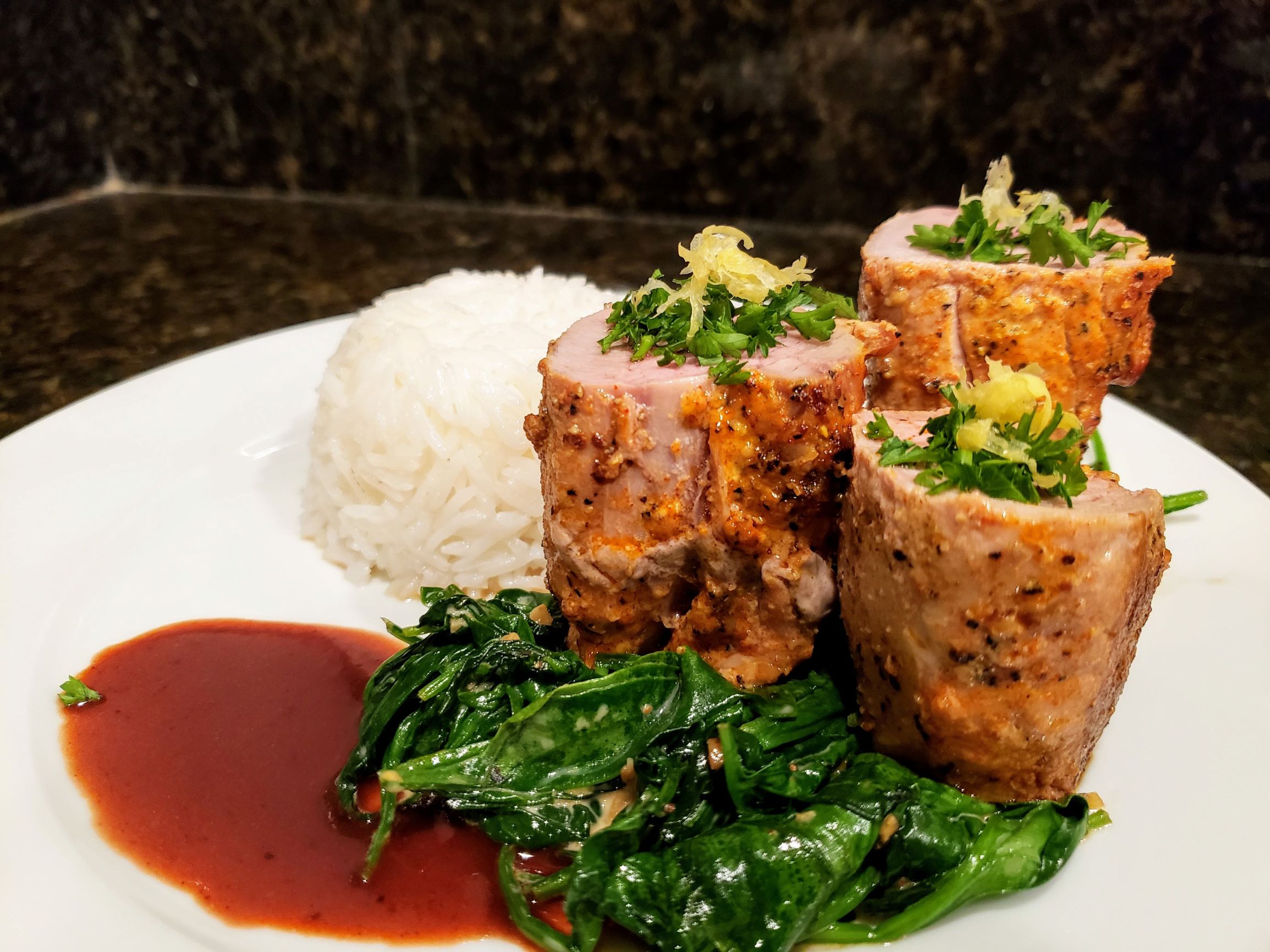 Garden Herb – Garlic Grilled Lamb Chops - Sweet Zivile